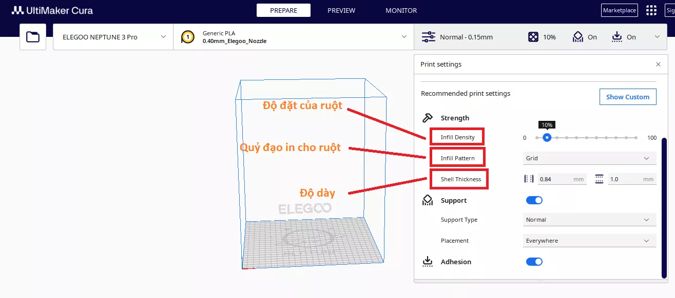 Hướng Dẫn Sử Dụng Phần Mềm In 3D Cura Từ Cơ Bản Đến Nâng Cao