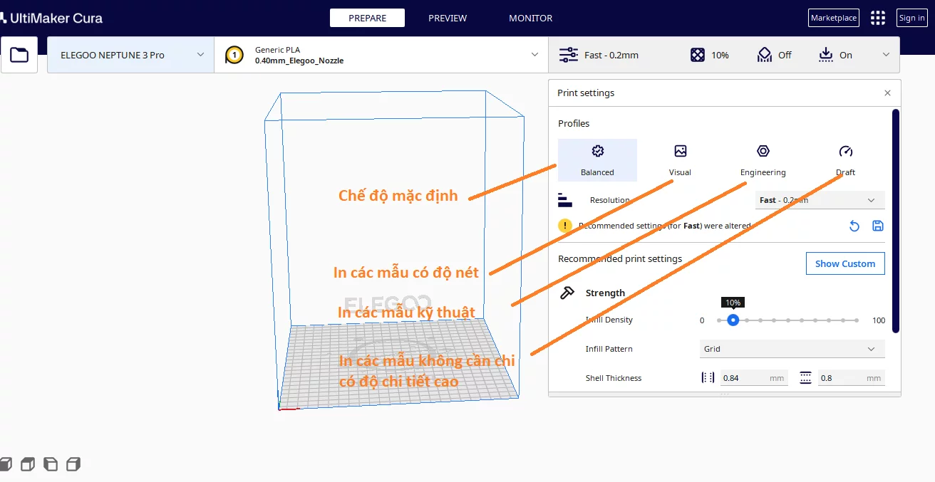 Hướng Dẫn Sử Dụng Phần Mềm In 3D Cura Từ Cơ Bản Đến Nâng Cao