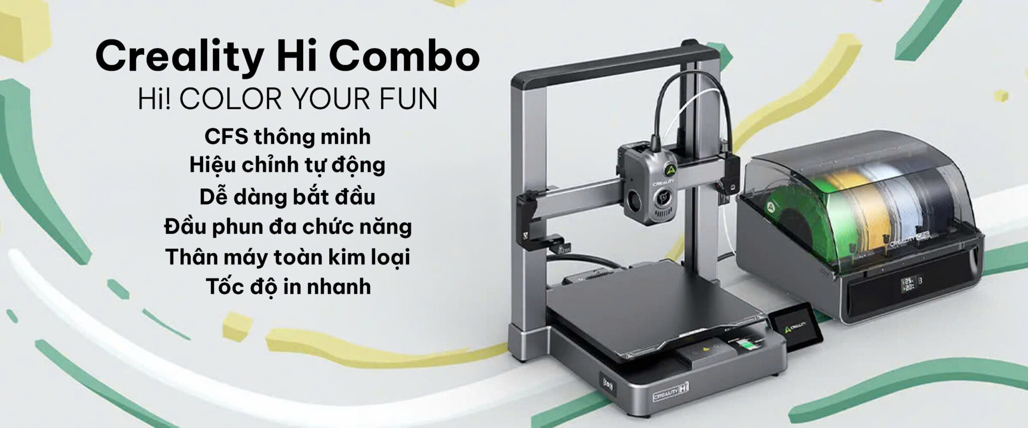 Máy In 3D Nhiều Màu Creality Hi Combo - Meme 3D